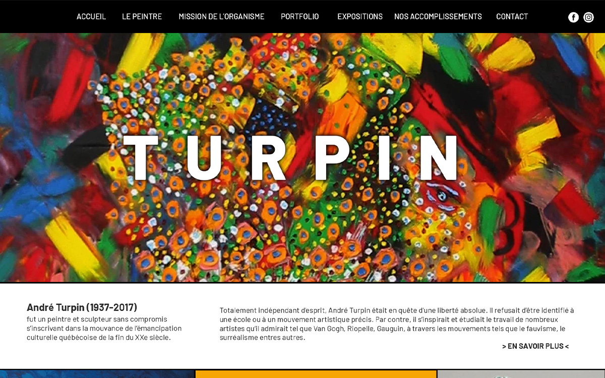 Artiste peintre Québec Canada | Succession André Turpin